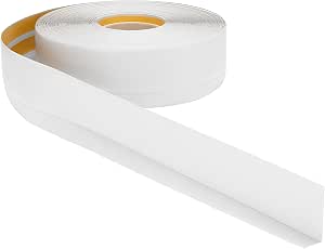 ProfiPVC Battiscopa PVC 50x20 mm - 5 metro, Adesivo, con Striscia ...