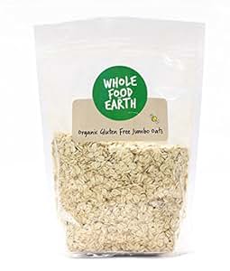 Wholefood Earth: Organic Gluten Free Jumbo Oats 1kg | Gluten Free | GMO ...