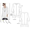 Style Arc Sewing Pattern - Daisy Designer Pant and Tunic Outfit (Sizes ...