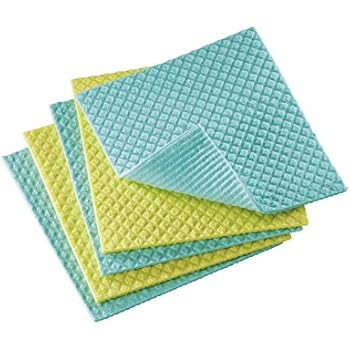 Vileda Super Absorbent Sponge Cloth, Pack of 3: Amazon.co.uk: Kitchen ...