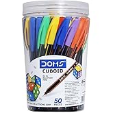 Doms Everyday GL Ball Point Pen Jar Pack | Tip Size 0.6 MM | Light ...