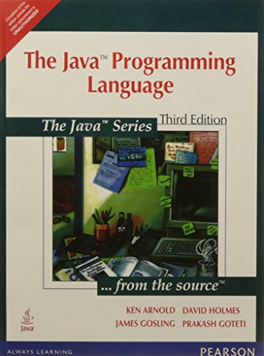 Buy The Java Programming Language 3e Book Online At Low Prices In 3561