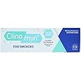 Clinomyn Anti-Stain Fluoride Toothpaste for Smokers, White, Mint, 3 ...