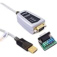 DTech USB to RS422 RS485 Serial Port Converter Adapter Cable with FTDI Chip Supports Windows 11 ...