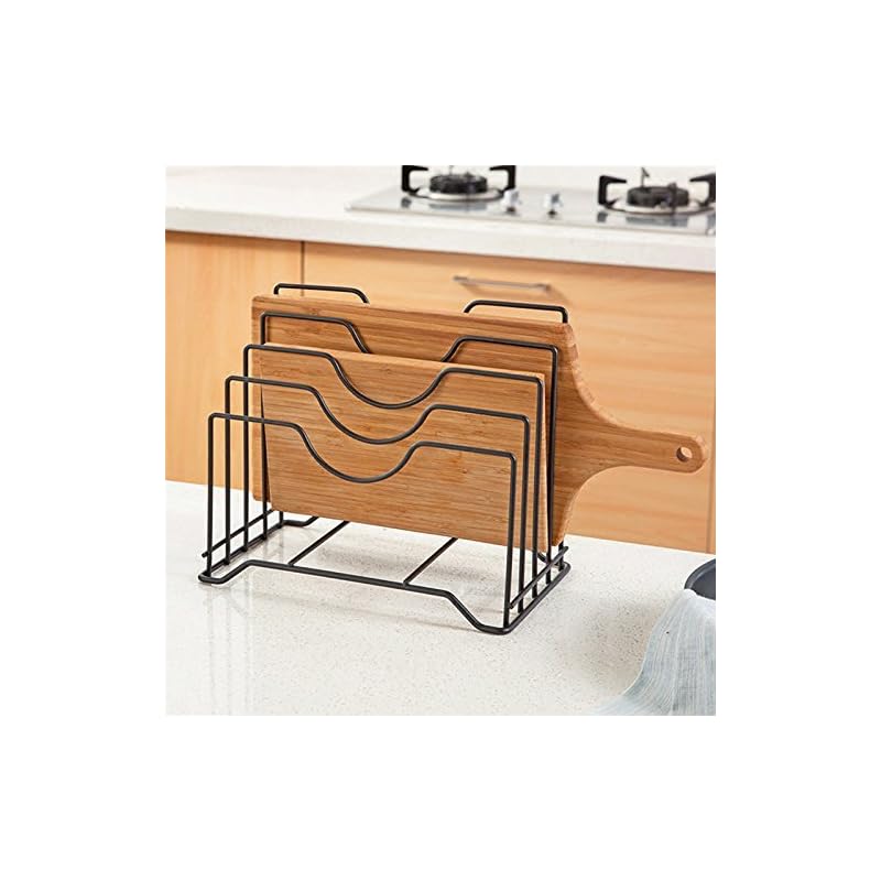 LEISURE TIME Küche Deckel-Halterung, Geschirr Organizer Regal Backblech ...