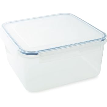 Addis Clip & Close Square Food Storage Box, 5 Litre: Amazon.co.uk ...