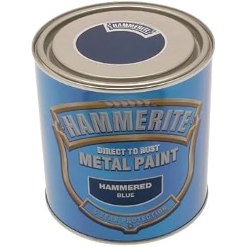Hammerite 5092936 Metal Paint: Hammered Blue 250ml: Amazon.co.uk: Car ...