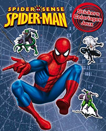 Spider Sense Spider-Man: Stickers Coloriages Jeux: Amazon.co.uk ...