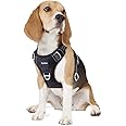 Funfox Dog Harness Medium No Pull, Adjustable 2 Clips Anti-Pull Vest ...