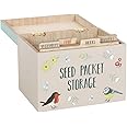 BRITISH GARDEN BIRDS SEED PACKET STORAGE BOX : Amazon.co.uk: Garden