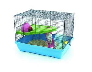 Savic Peggy Double Navy Blue Hamster Cage 50 X 36 X 37 Cm: Amazon.co.uk ...