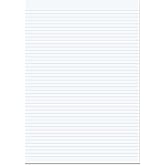 RHINO A4 Loose Leaf Lined Paper, 500 Sheets / 1000 Page, 15mm Lined ...