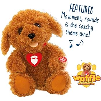 Waffle the Wonder Dog Soft Toy with Sounds: Amazon.co.uk: Toys & Games