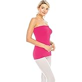 Buy THE BLAZZE 1036 Women's Basic Sexy Solid Strappy Sleeveless Bandeau ...