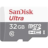 SanDisk Ultra 32 GB Imaging microSDHC Class 10 Memory Card and SD Adapter up to 80 Mbps with UHS ...