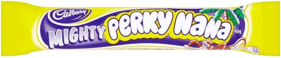 Cadbury Mighty Perky Nana Chocolate Bar, 45g: Amazon.co.uk: Grocery