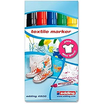 edding Textilmarker edding 4500 creative, Rundspitze, 2-3 mm, schwarz ...