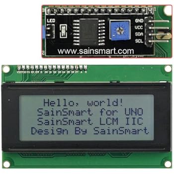 SainSmart IIC/I2C/TWI Serial 2004 Character 20x4 LCD: Amazon.de: Computer & Zubehör