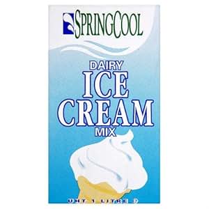 Springcool Dairy Ice Cream Mix UHT 1 Litre: Amazon.co.uk: Grocery