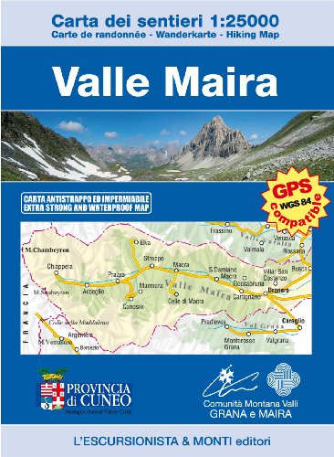 Valle Maira 1:25.000. Mappa escursionistica : Amazon.fr: Livres