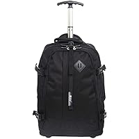 Lightweight Wheeled Trolley Backpack | Concealable Shoulder Straps | Cabin Travel Bag | Hand ...
