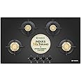 Faber 4 Burner 90cm HOB PRIME HT904 CRS BR CI AI Gas Cooktop