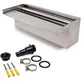 allpondsolutions Pond Water Blade Stainless Steel Spillway Waterfall ...