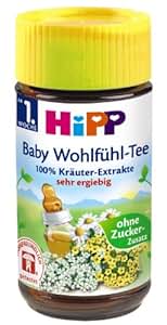 Hipp Baby Wohlfühl-Tee 3640, 6er Pack (6 x 23 g Dose): Amazon.de: Lebensmittel & Getränke