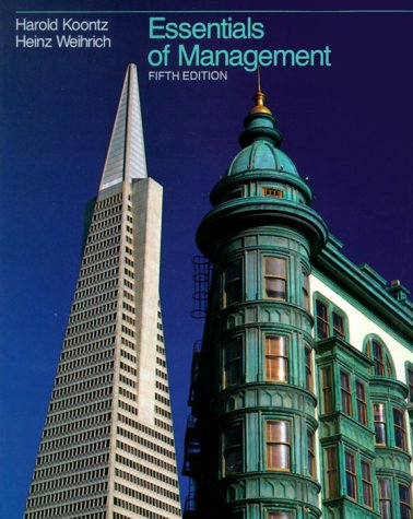 Buy Essentials of Management (MCGRAW HILL SERIES IN MANAGEMENT) Book ...