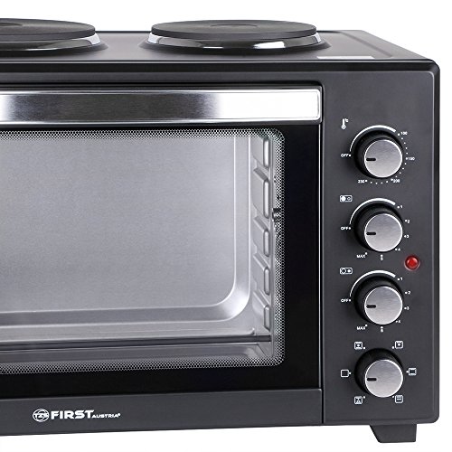 45 Liter 3200 Watt Mini-Backofen mit Kochplatten | Drehspieß und Umluft ...