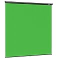 RAUBAY Retractable Pull Down Green Screen - 78.7" x 86.6" Collapsible ...