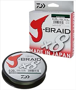 Daiwa-italy J - Braid X8 300 m Dark Green : Amazon.de: Sport & Freizeit