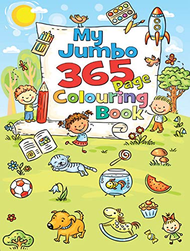 Buy My Jumbo 365 Page Colouring Book: 1 (365 Colouring Book) Book ...