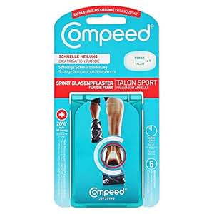 Compeed Sport Blasenpflaster für die Ferse, 6,8 x 4,2 cm, 1er Pack (1 x ...