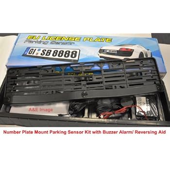 RTG Rear Numberplate Parking Sensors Kit Easy Fit: Amazon.co.uk: Car ...