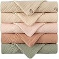 Aloonii 5 Pack Luxury Muslin Squares | Cute Small Baby Burp Cloths ...
