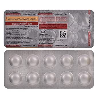 Telmikind AM- Blister Pack of 10 Tablets : Amazon.in