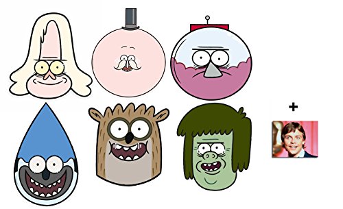 Buy Pack - Regular Show Variety Card Party Face s 6 Pack (Mordecai ...