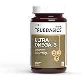 TrueBasics Omega 3 Fish Oil (60 Capsules) | Triple Strength with 1150mg ...