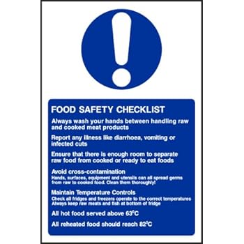 Food Hygiene Sign - Prevent Cross Contamination Colour Coded Chart ...