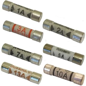 All Trade Direct 28 Mixed Amp Domestic 240V Household Mains Plug Fuse ...