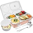 Buy ESnipe Mart Students Sealed Leakage Proof Stainless Steel Lunch Box ...