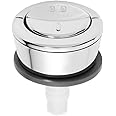 Wirquin Jollyflush Dual Flush Chrome Push Button, Toilet Flushing ...