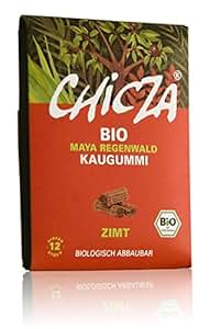 CHICZA THE ORGANIC MAYAN CHEWING GUM CINNAMON 2 X 30g packets: Amazon ...