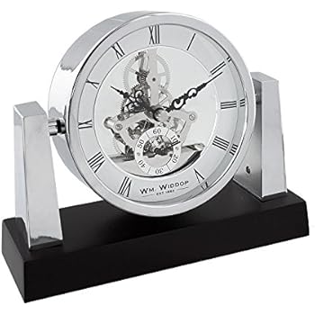 Dartington Crystal Mantle Clock, Black: Amazon.co.uk: Kitchen & Home