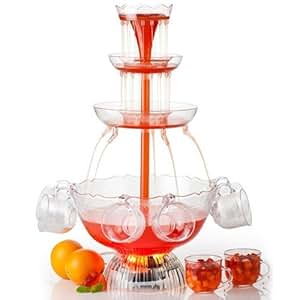 large Cocktail electric punch bowl Fountain: Amazon.co.uk: Kitchen & Home