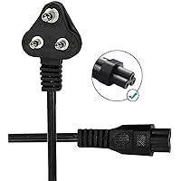 Gizga Essentials Laptop Power Cable Cord- 3 Pin Adapter, 3 yrs Warranty (ISI Certified, 1 meter ...