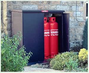 Gas Bottle Storage/Propane Storage for 4 x 47kg bottles - Suitable for ...