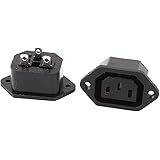 Loops 2 Pack | IEC C14 Power Socket | 10A Screw in PCB Inlet | Panel ...