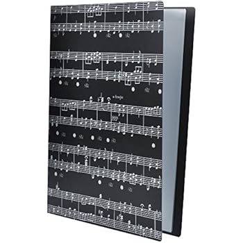 Dossier de rangement pour partitions de musique - Format A4 - 40 ...